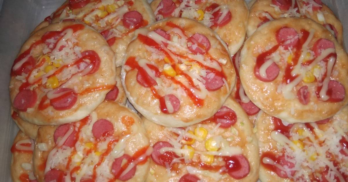 Resep Pizza Mini no telur no ulen oleh Novita Sari - Cookpad