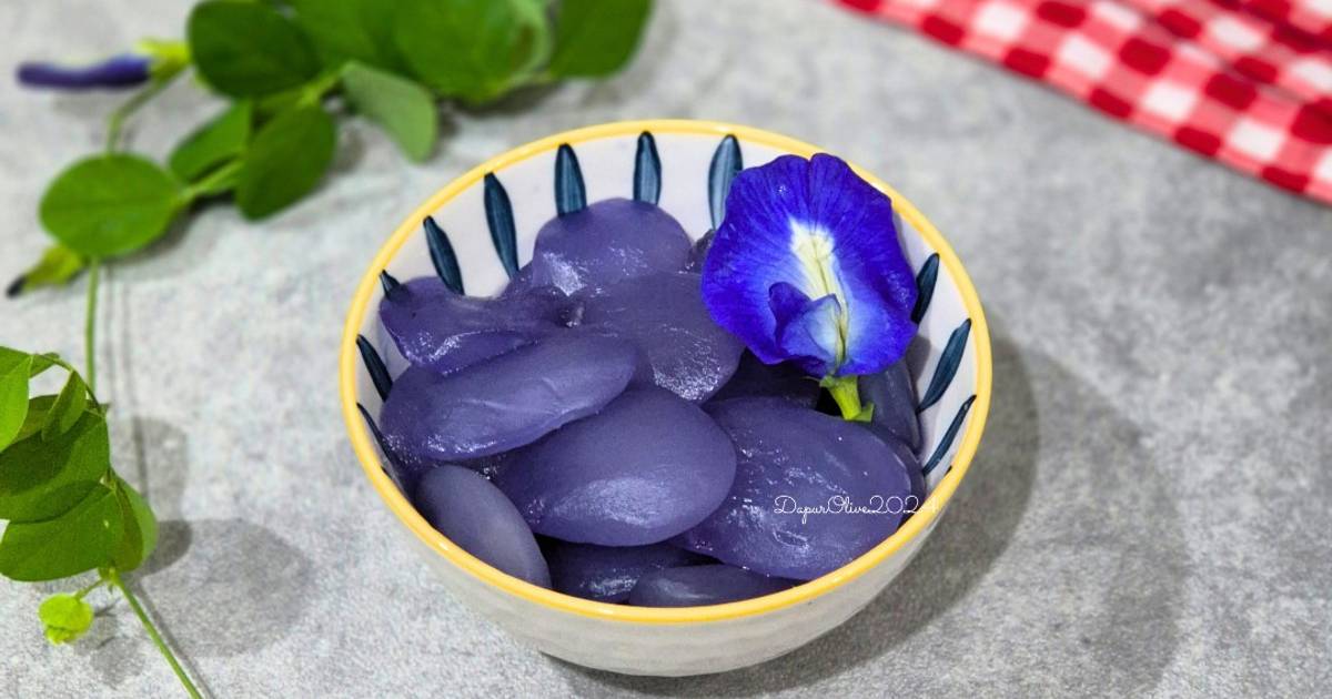 Resep Kolang Kaling Bunga Telang oleh Dapur Olive - Cookpad Resep Kolang Kaling Bunga Telang oleh Dapur Olive - Cookpad