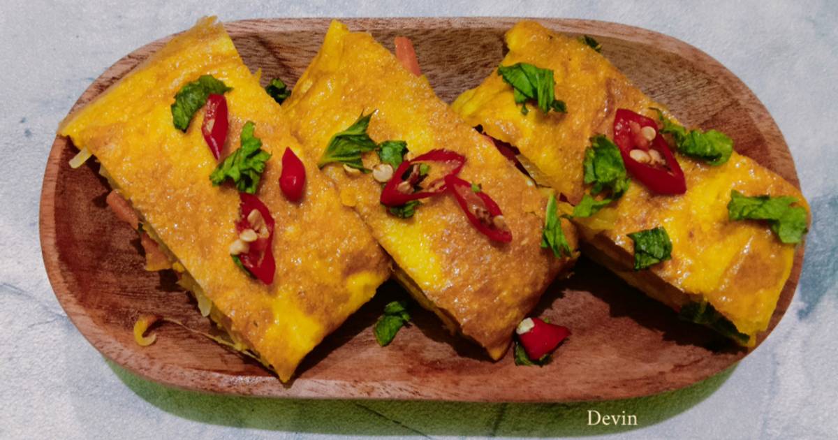 Resep 284. Gyeran Mari ~ Korean Egg Roll / Rolled Omelette oleh Devin ...