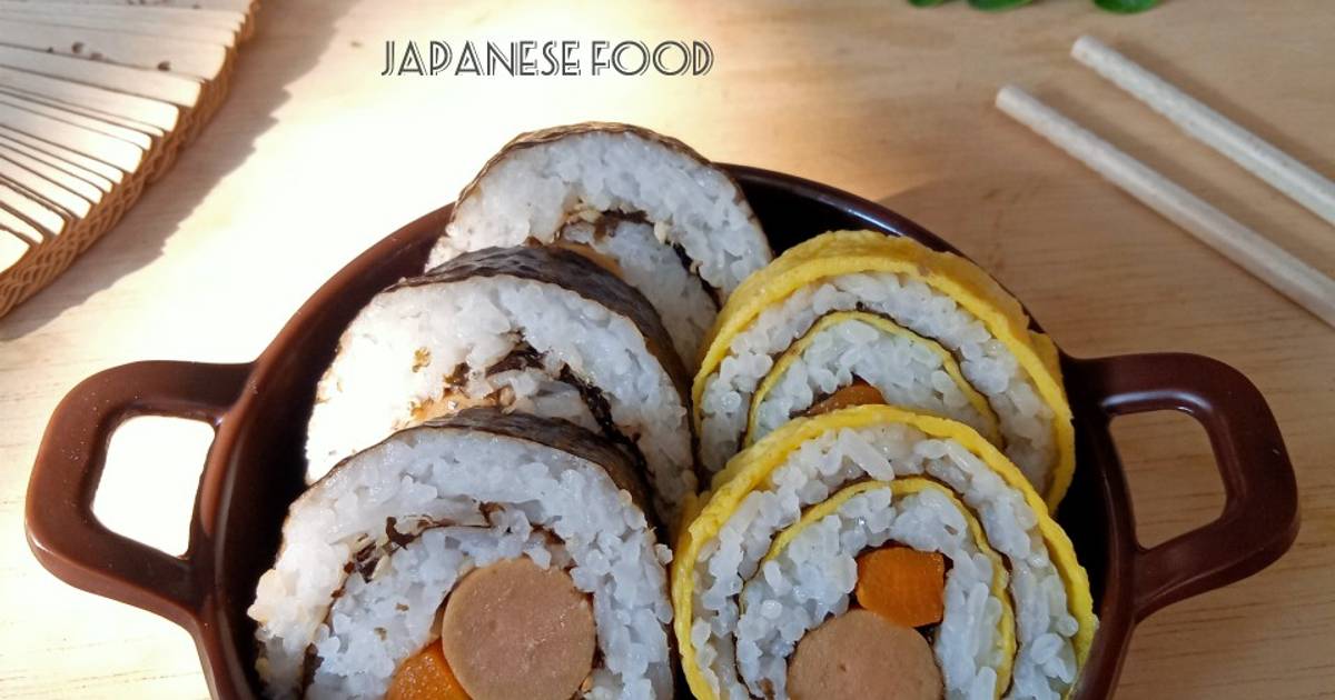174 resep sushi roll sayur enak dan mudah - Cookpad