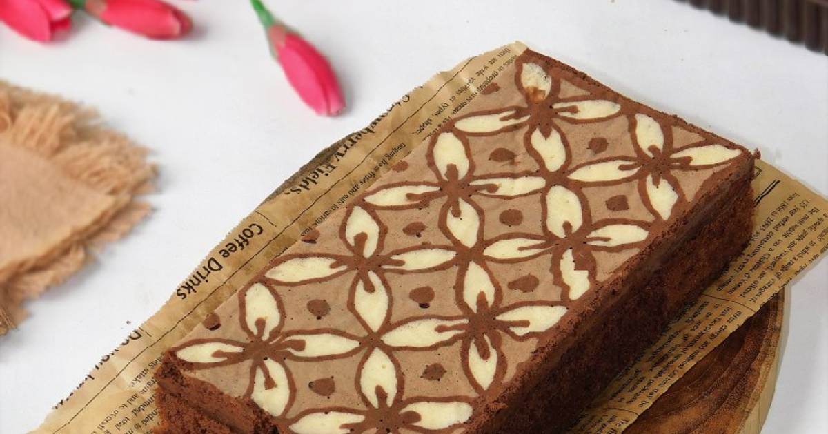 Resep Brownies Batik Kukus oleh desmawati kuretangin - Cookpad