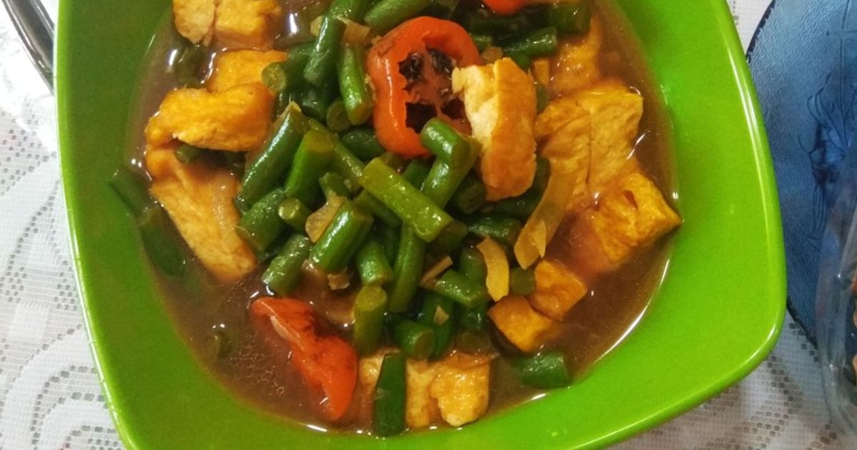 Resep sayur buncis cabe gendot rumahan enak dan mudah - Cookpad