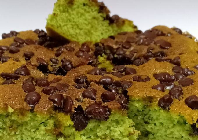 Resep Keto Green Tea Sponge Cake oleh Henny - Cookpad