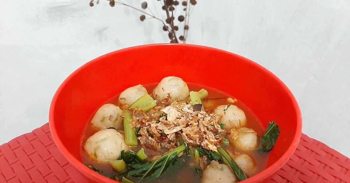 Resep Baso Aci No Terigu Kuah Kaldu Sayur oleh Rani Destyan - Cookpad