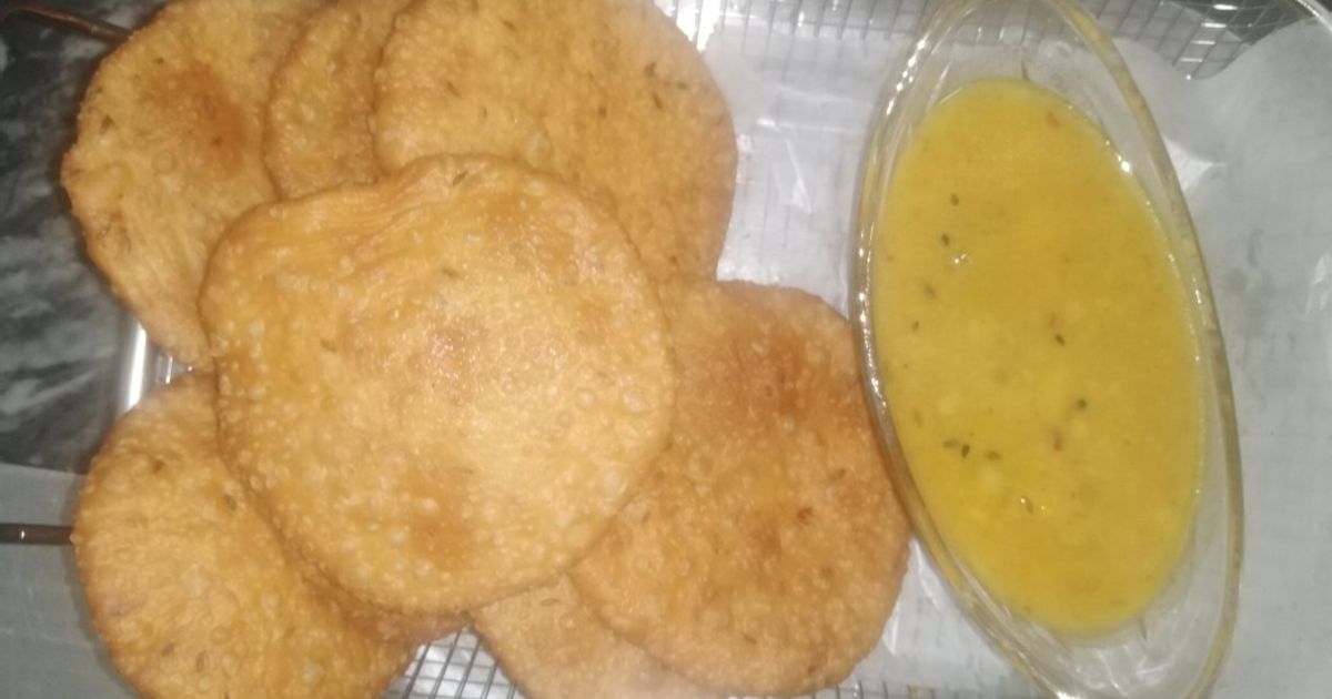 Aloo Ki Tarkari Daal Ki Kachori K Saath Recipe by Fatima Mehmood Mughal ...