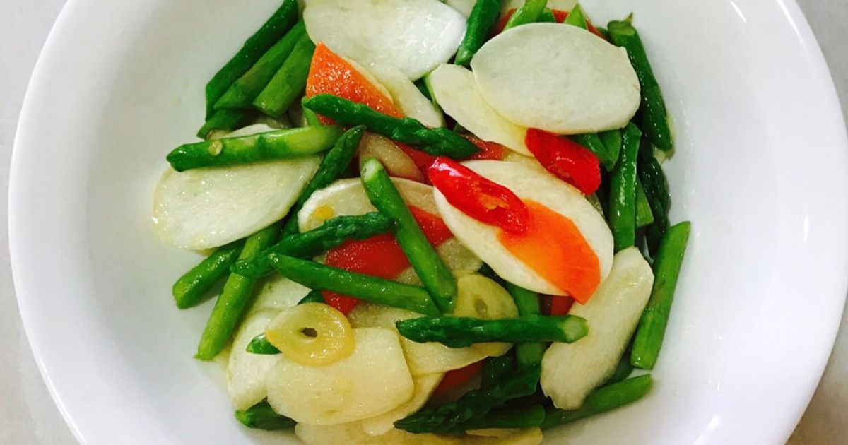 Resep Tumis Sayur Asparagus #Menusederhana&Sehat oleh Angela Litha ...