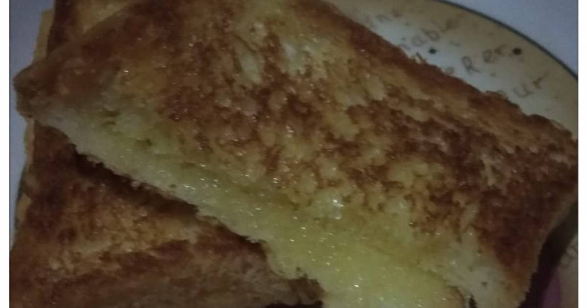 Resep Roti tawar bakar teflon oleh norma sari - Cookpad