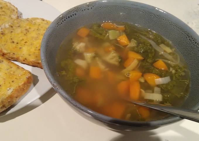Kidney Friendly Bean and Vegetable Soup Recipe by Rem - Cookpad