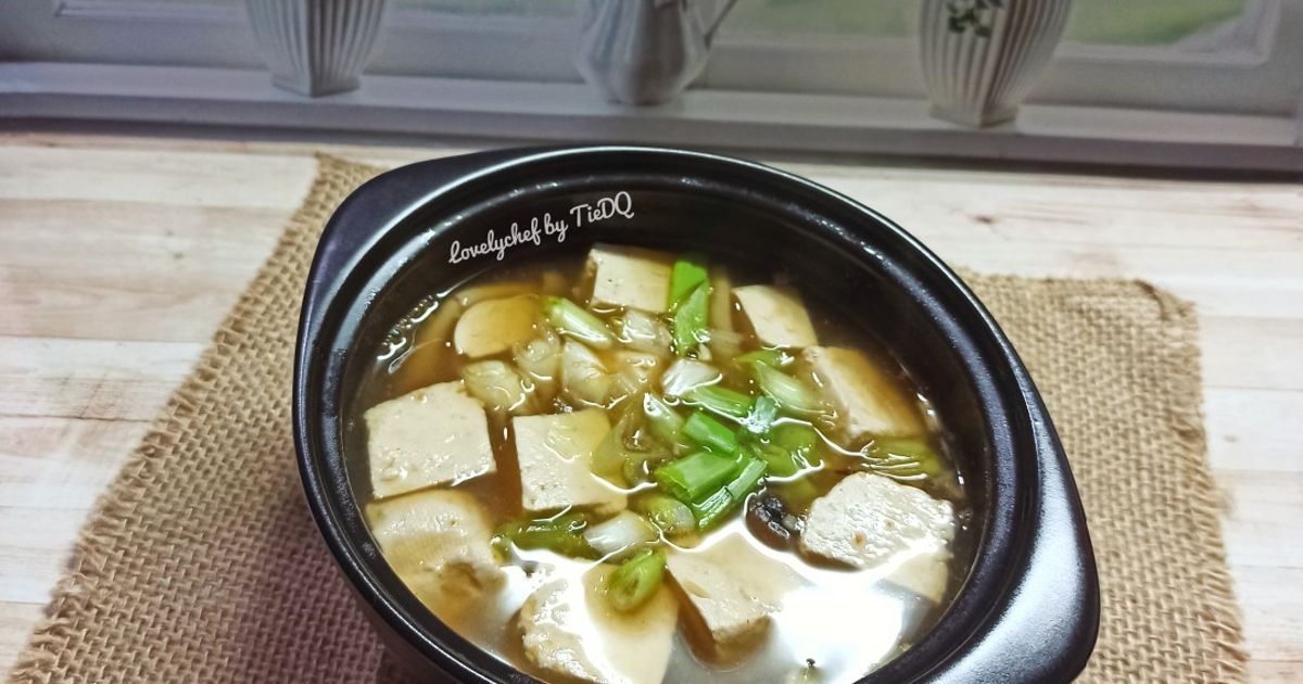 Resep Soup Tahu Jamur Shimeji oleh Lovelychef By TieDQ - Cookpad