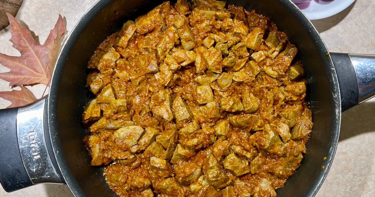 طرز تهیه واویشکای جگر گوسفند Stir fried Lamb liver ساده و خوشمزه توسط ...