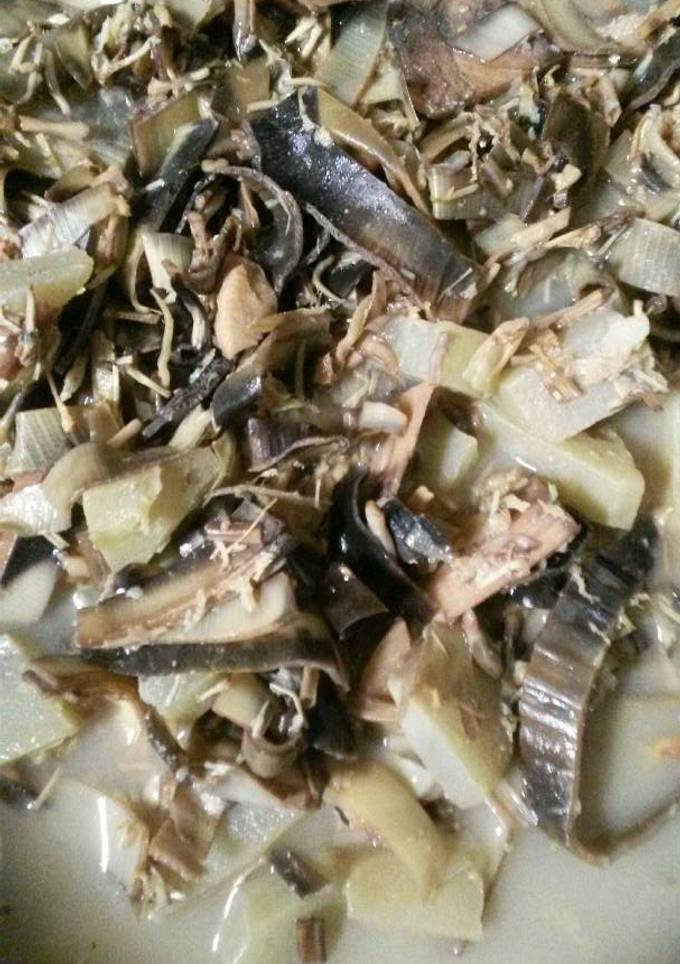 Resep Tumis jantung pisang labu siam oleh Dapoermami - Cookpad