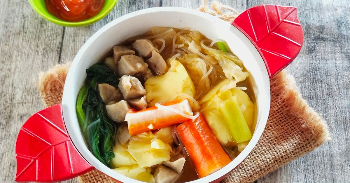 Resep 576. Sabu Sabu Egg Tofu Kuah Pedas oleh Pawon Winna - Cookpad