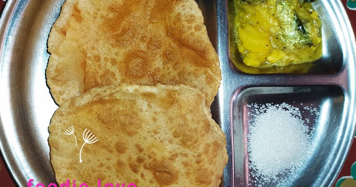 Wheat And Mixed Millet Poori With Potato Curry Recipe by Vaish Foodie ...