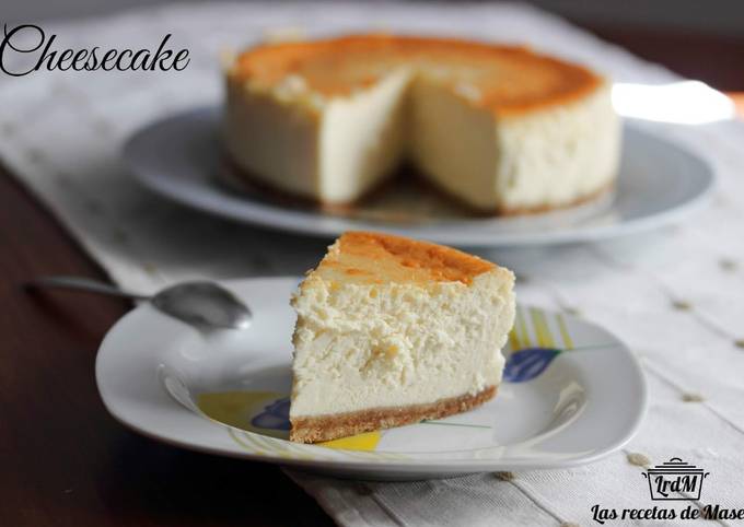 Cheesecake clásica Receta de Las recetas de Masero- Cookpad