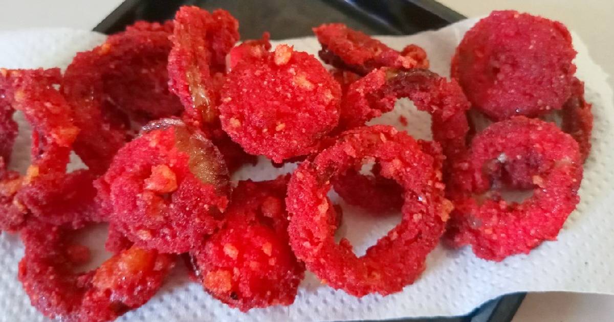Cheetos onion rings Recipe by Mariam Azeem (Umme Sarim) - Cookpad