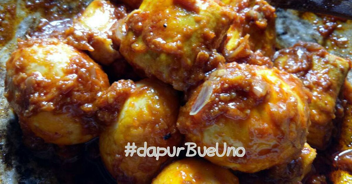 Resep Balado Telur & Tahu oleh Elok Rizqiya - Cookpad