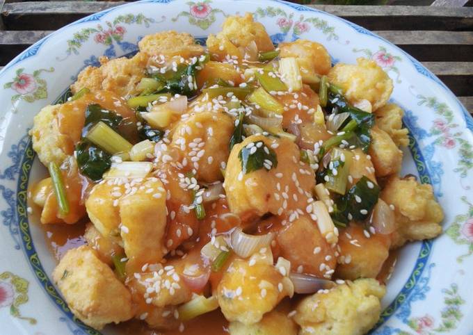 Resep Tahu Pok Pok Siram oleh Melyni - Cookpad