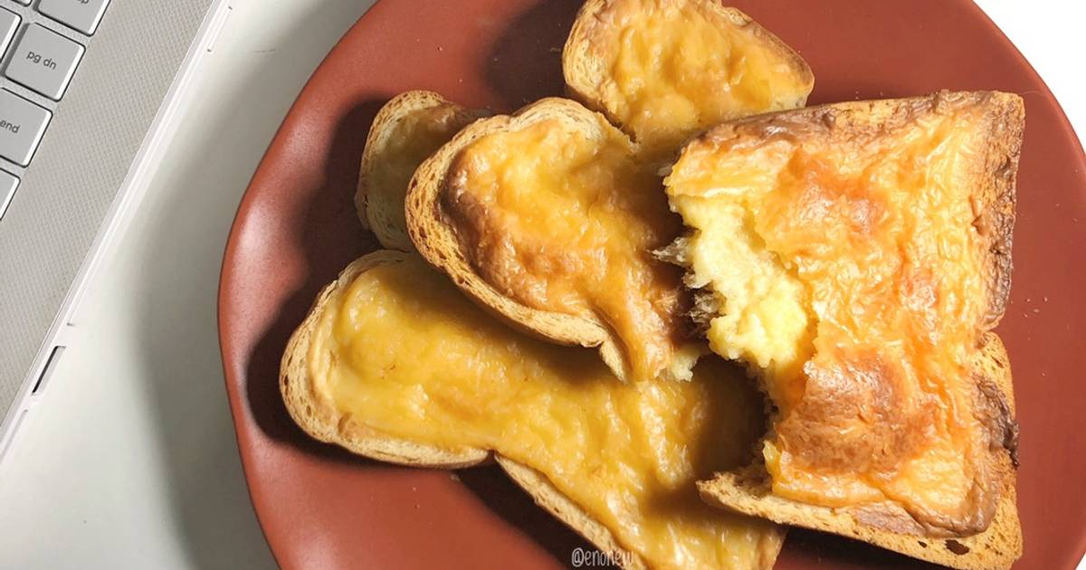 Resep Hokkaido Cheese Toast oleh @enonew - Cookpad