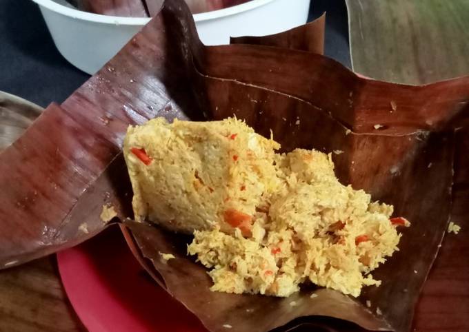 Resep Botok Jamur Tahu oleh aTih - Cookpad