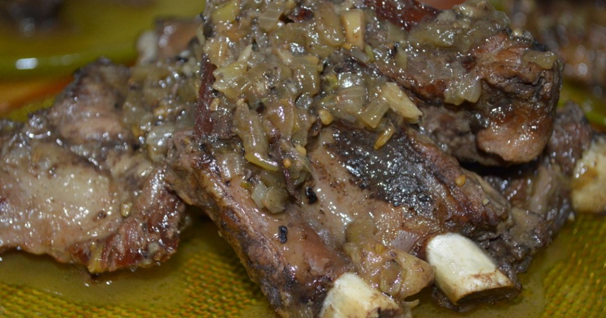 Costillitas De Cerdo Braceadas Receta de Fabio Talibs- Cookpad