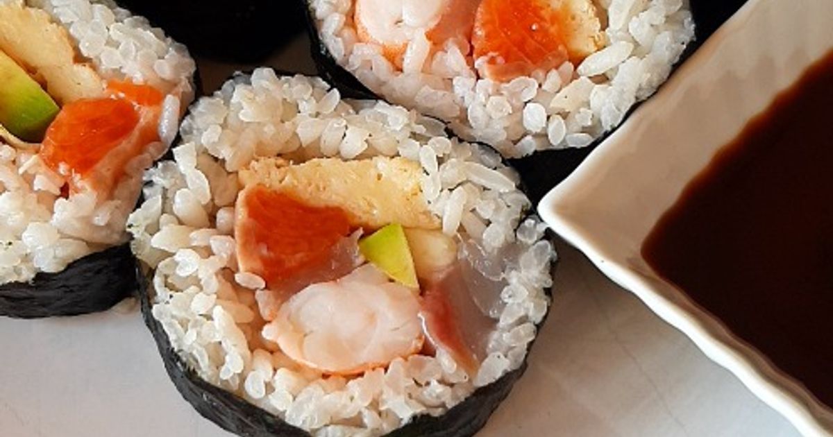 Kaisen Maki (Maki De Marisco) Receta de komekome_kitchen