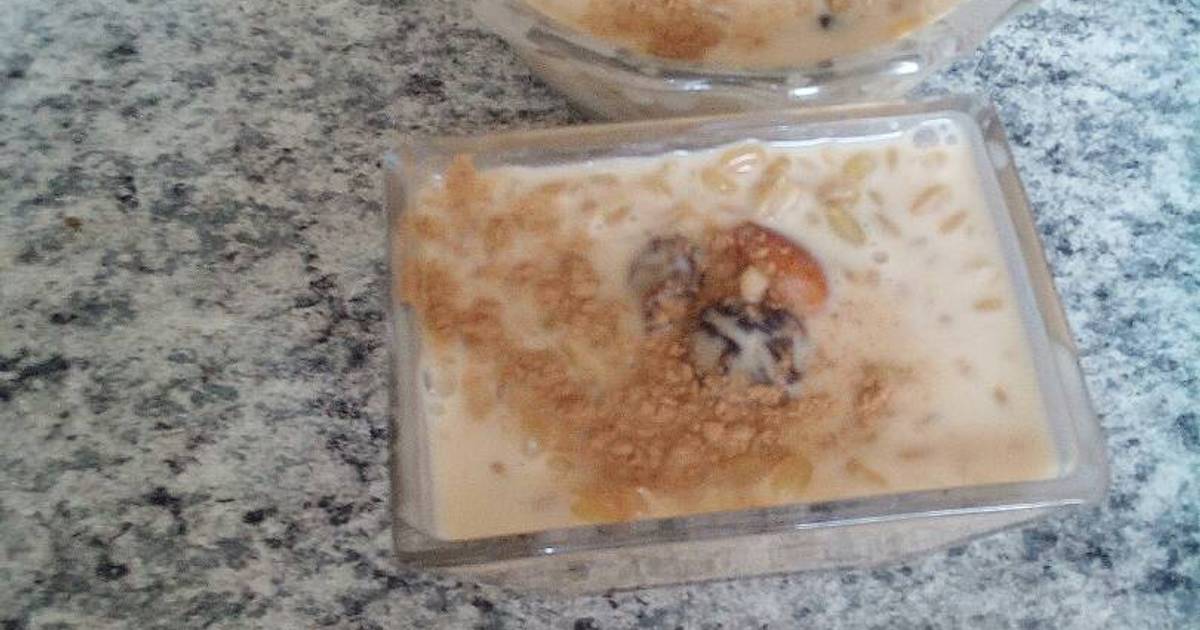 Trigo con leche y frutas frescas Receta de Mercedes Huaman Flores- Cookpad