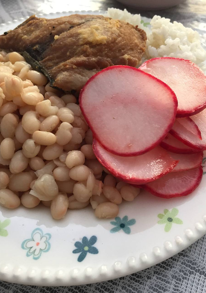 Panamito Con Pescado Frito Y Ensalada De Rabanito 🐟 Receta de Jhajayra ...