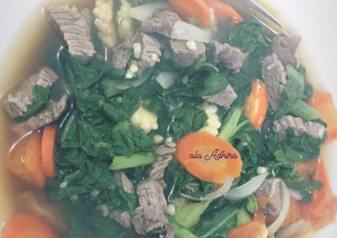 Resep Oseng Daging Sayur ala Adhira oleh Rahma Fitriana - Cookpad