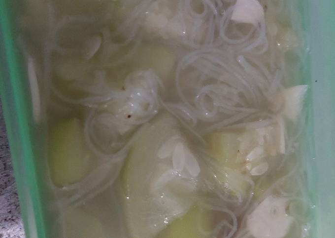 Resep Sup labu air soun oleh Alfin Mustafida - Cookpad