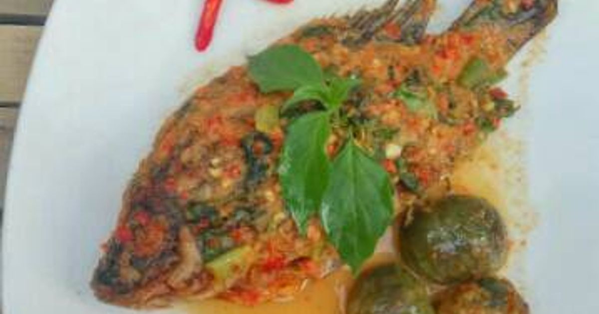 Resep Mujaer Terong Gelatik Bumbu Pedas oleh Nuraini Binti Gofur - Cookpad