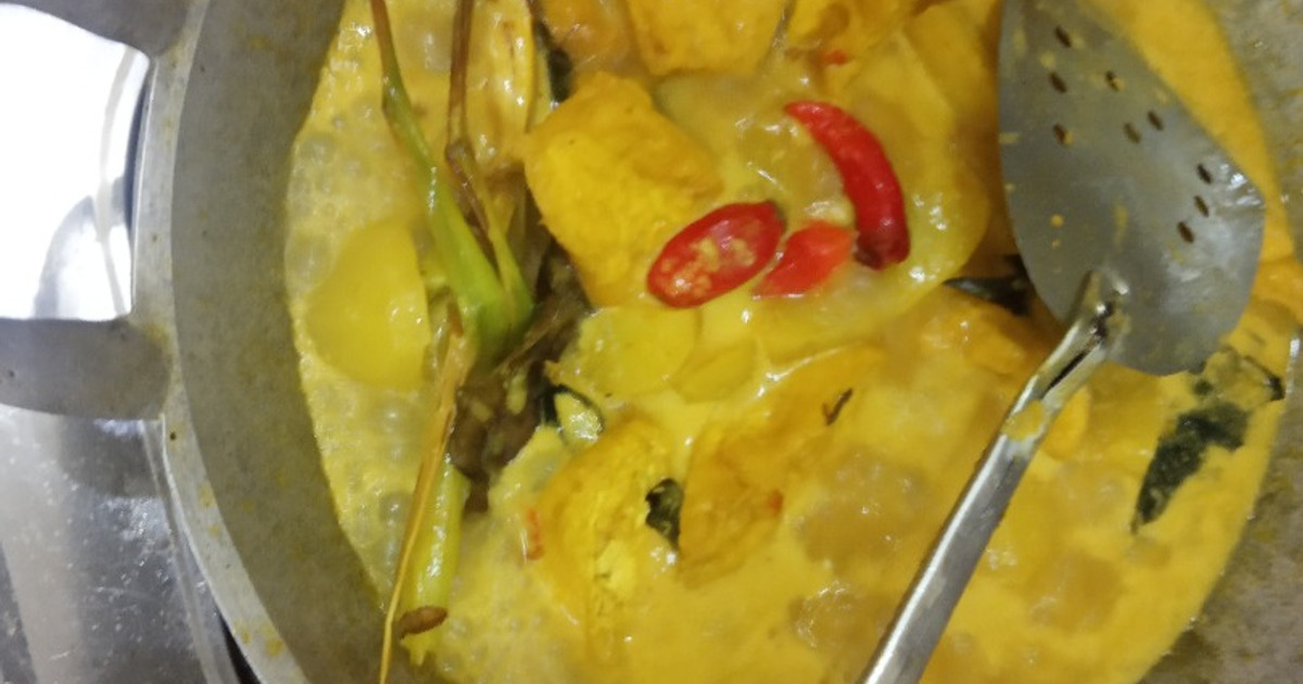Resep Sayur Kentang Tahu Kuning oleh Linda Yulianti - Cookpad
