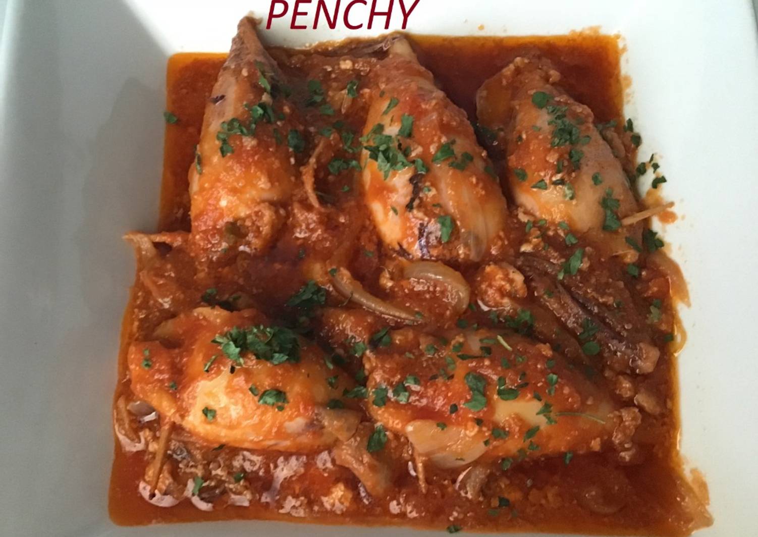 Chipirones rellenos de bacalao a la cartagenera Receta de penchi ...