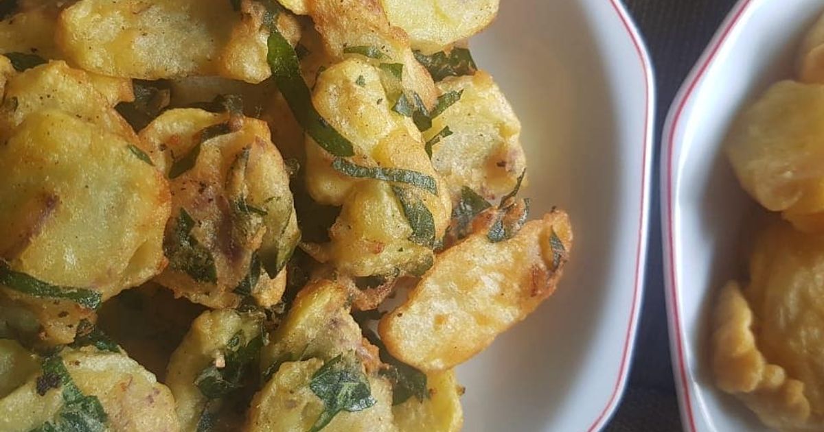 Bhajia # Deep Fried Snack # Recipe by Kezengwa Irene - Cookpad