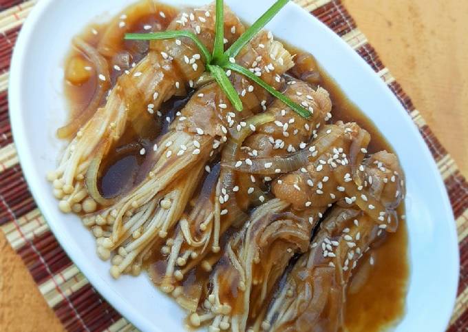 Resep Enoki Beef Roll oleh Resika_Djo - Cookpad