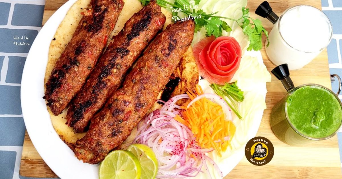 Turkish Chicken Adana Kabaabs In Oven And On Skillet Recipe by Rumana ...