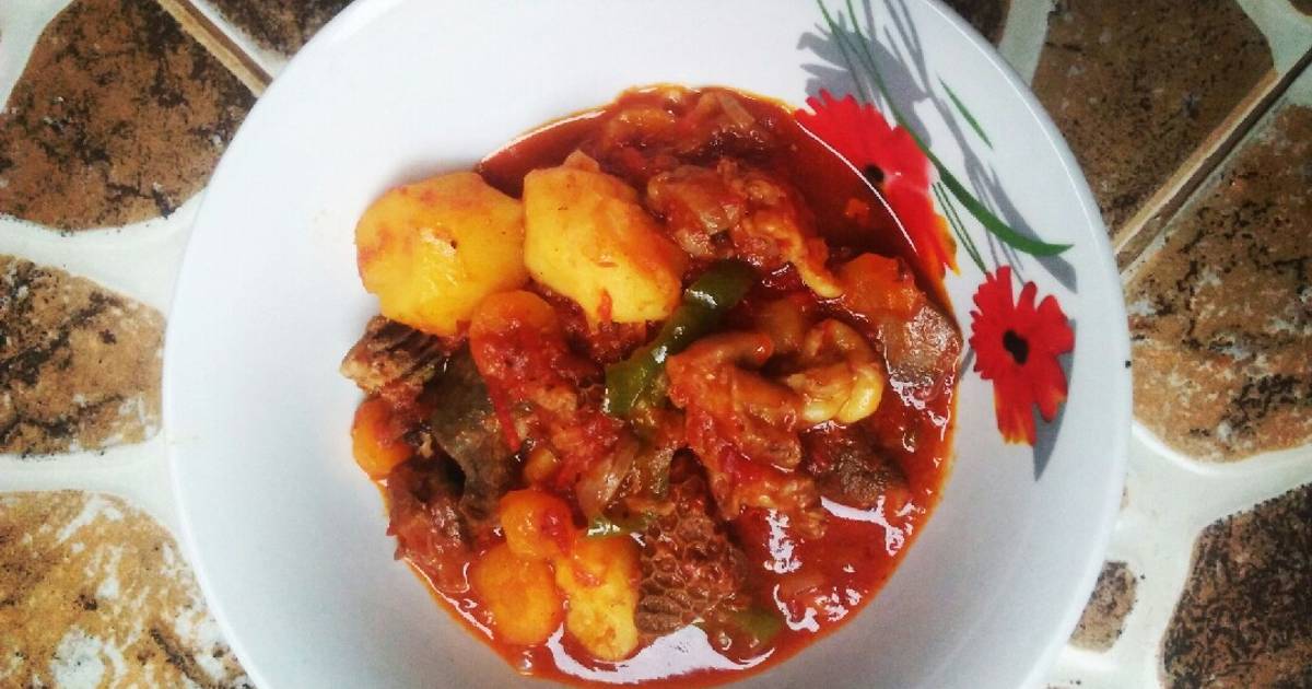 Kayan ciki da kayan lambu girki daga Walies Cuisine - Cookpad