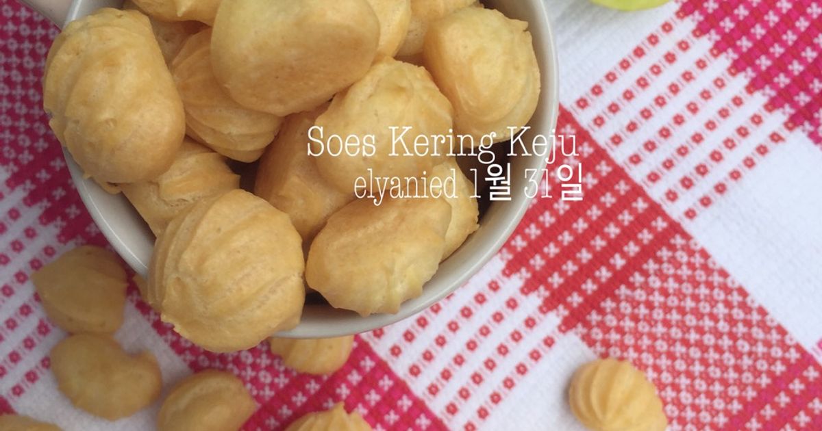 Resep Soes Kering Keju (Crispy Choux) oleh elyanied - Cookpad