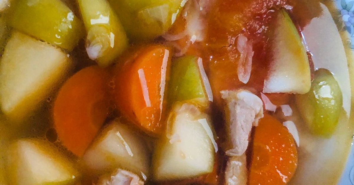 Resep Soup Aw (Apel Wortel) Simple oleh Armini 💗 - Cookpad