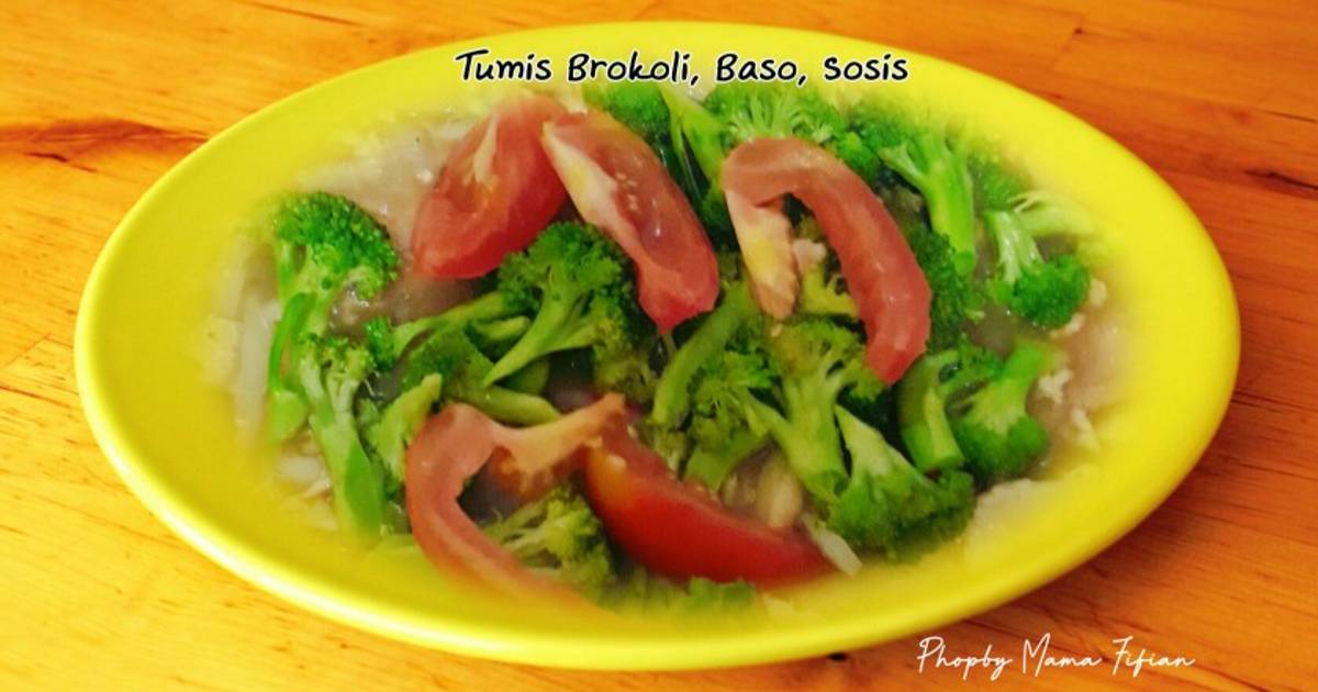 225 resep brokoli tumis bakso sosis enak dan mudah - Cookpad