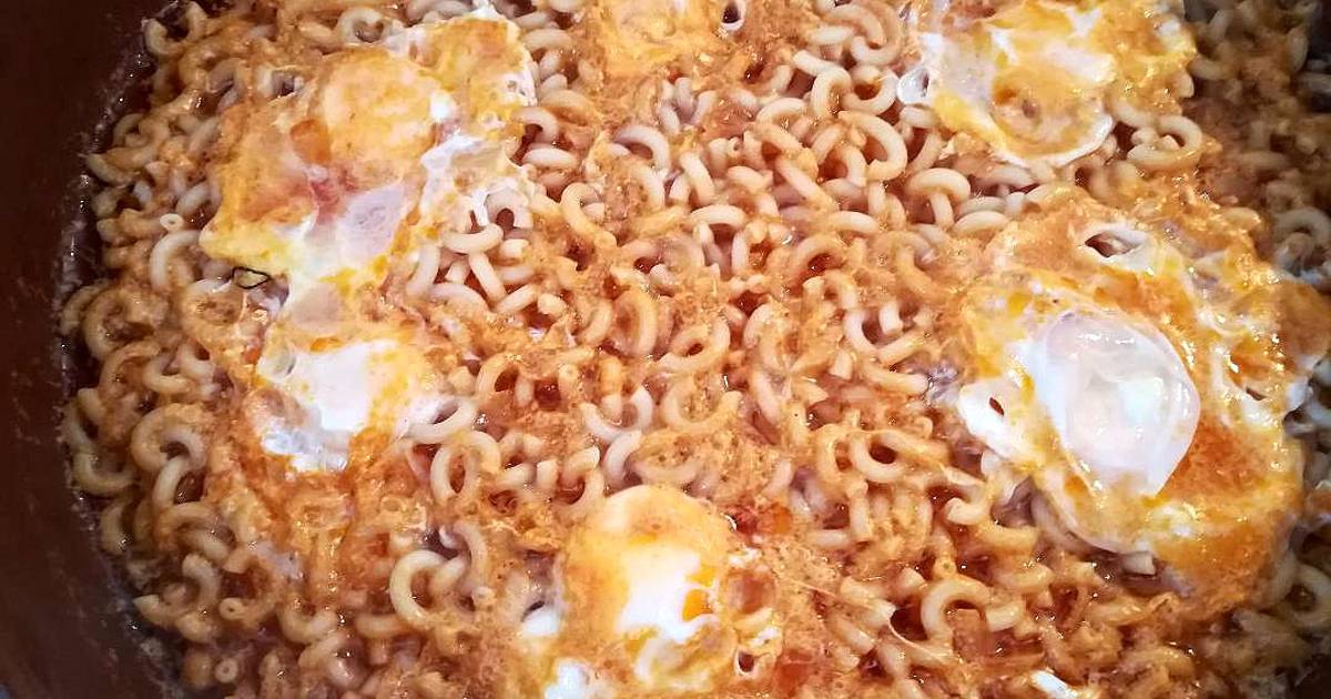Fideos con huevos Receta de ni.uman- Cookpad
