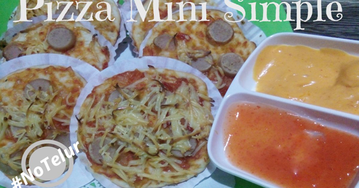Resep Pizza Mini Simple oleh Nurmala - Cookpad