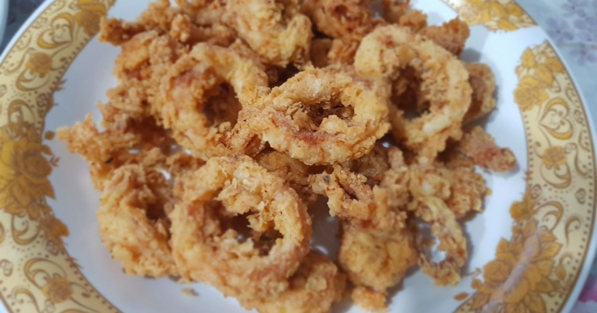 Resep cumi crispy tepung beras rumahan enak dan mudah - Cookpad