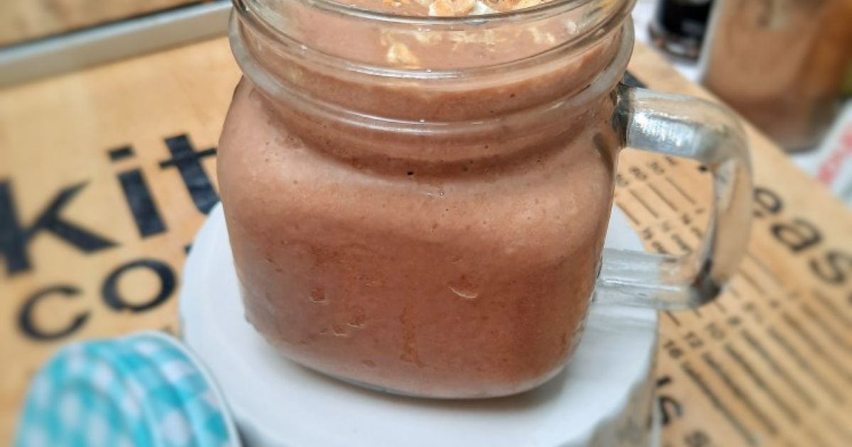 Resep Snickers Protein Smoothie oleh safarazkitchen 🍃🍊🍒 - Cookpad