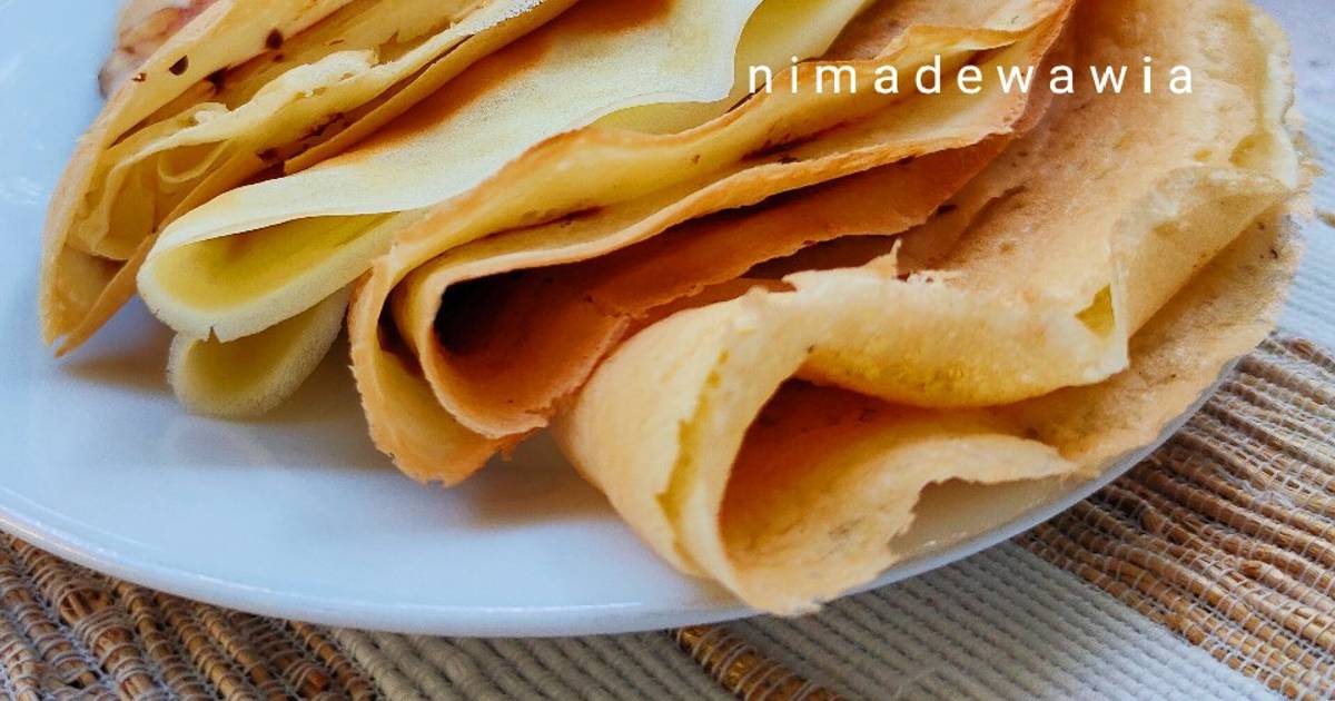 Resep Crepes Teflon oleh Wawia Ni Made - Cookpad