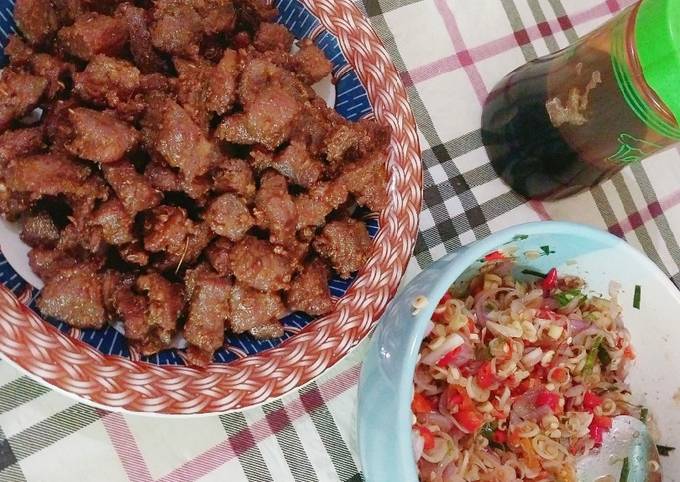 Resep Daging Oseng Ketumbar Dan Sambal Matah Oleh Fitryns Cookpad