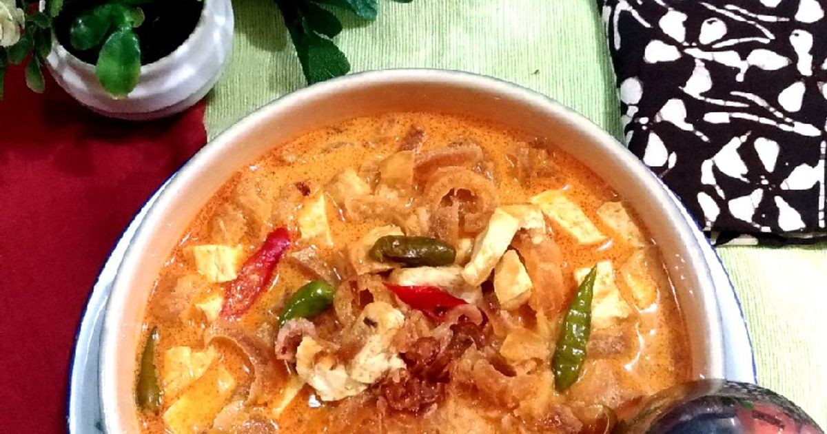 Resep 79. Tahu Cecek Santan oleh Mbak iik - Cookpad