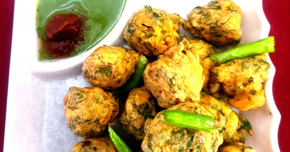 Winter Special Methi Gota Gujarati Style Fritters Methi Bhajiya Pakora ...