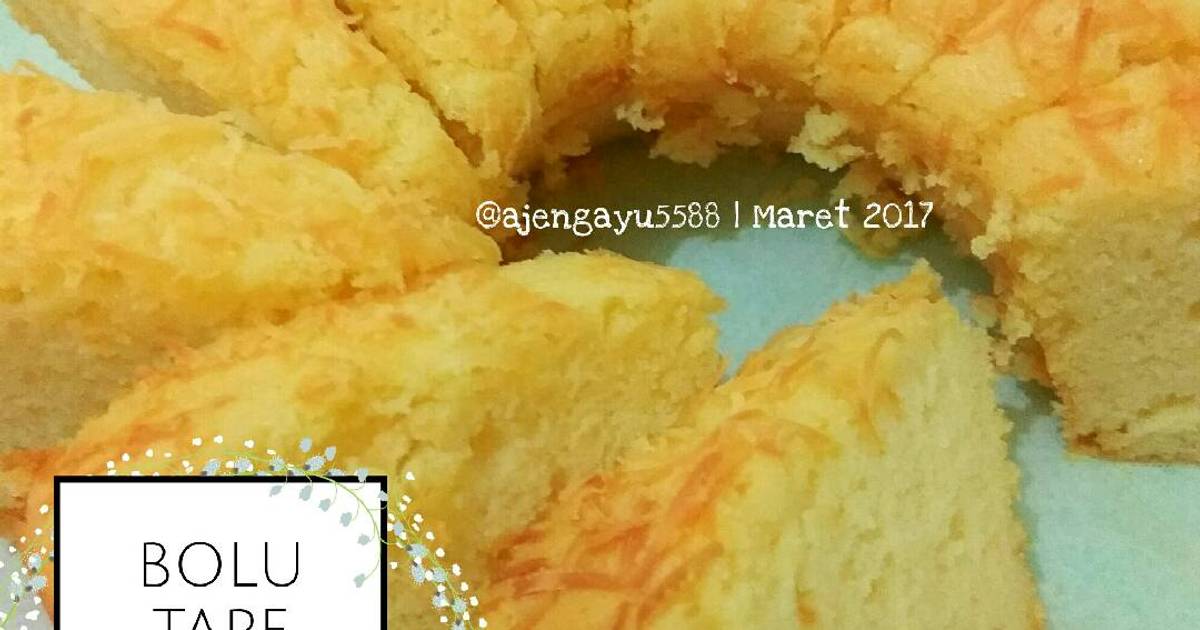 Resep Bolu Tape Keju oleh Ajeng Ayu - Cookpad