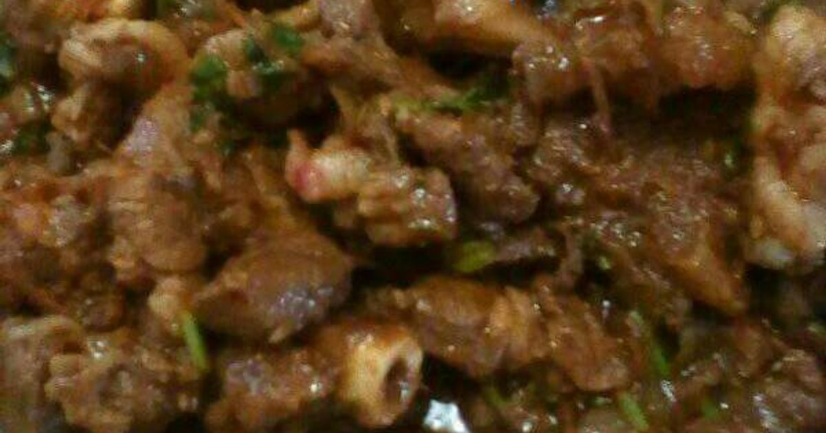 Dry Mbuzi Fry Recipe by Viyoh Blacki - Cookpad