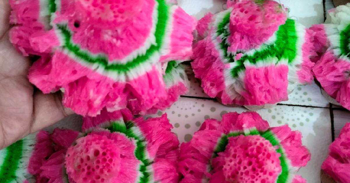 Resep Bikang Mawar oleh Zahra Cake - Cookpad